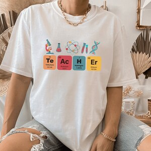 Periodic Table Science Teacher Shirt, Biology Shirt, Funny STEM Teacher ...