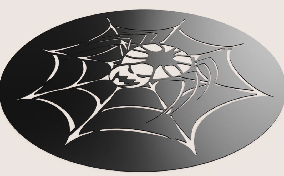 Spider Web Cobweb Halloween Stencil - STL File Only - Make It Yourself ...