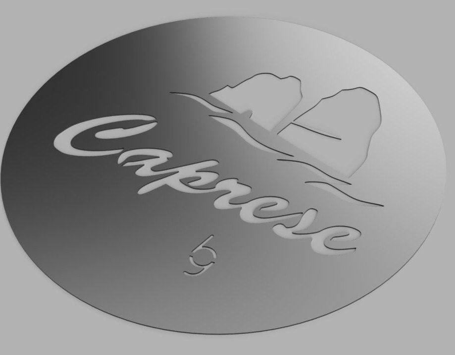 Caprese Stencil STL File Only Make It Yourself Do It Yourself DIY - Etsy