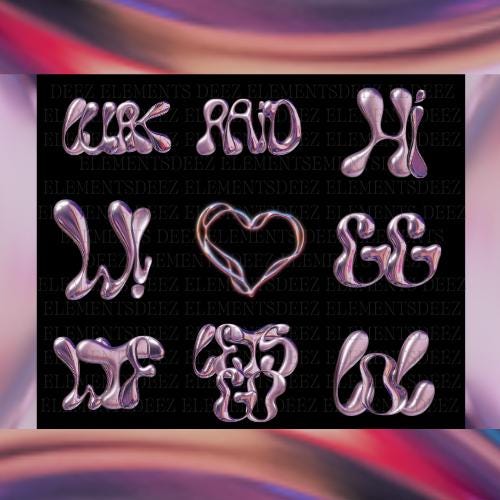 Twitch Emotes // 3d Letter Chrome Matte Letters/ Emote Bundle - Etsy