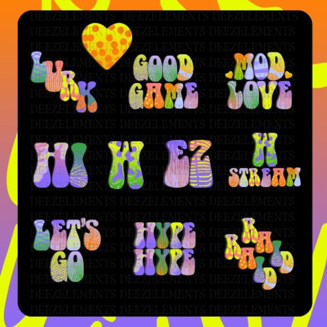 Twitch Emotes // Trippy Sea / Emote Bundle - Etsy