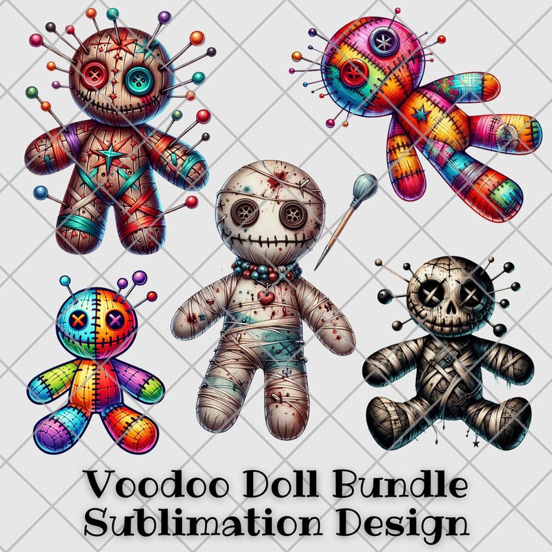 Voodoo Doll Svg - Etsy