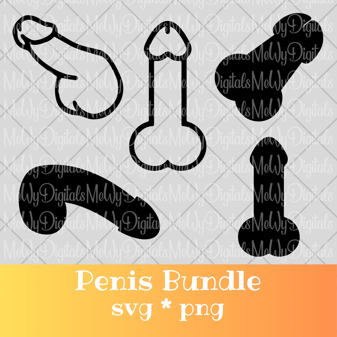 Penis SVG PNG Bundle - Etsy