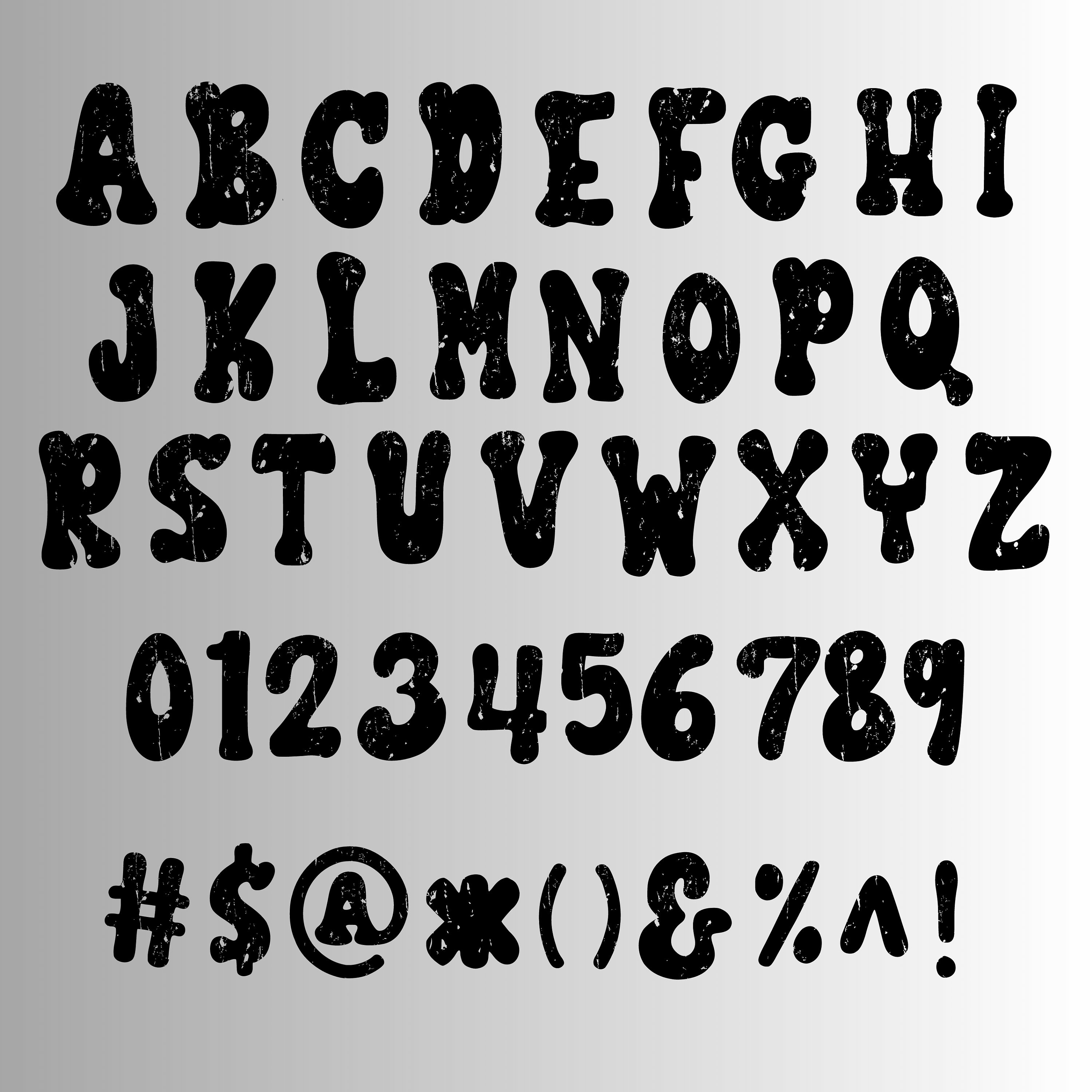 Alphabet SVG Bundle - Etsy