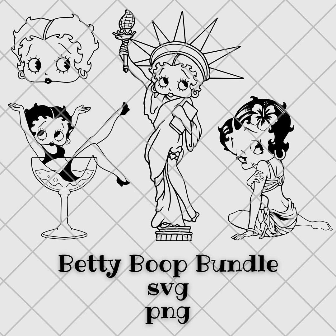 Retro Character SVG PNG Bundle - Etsy