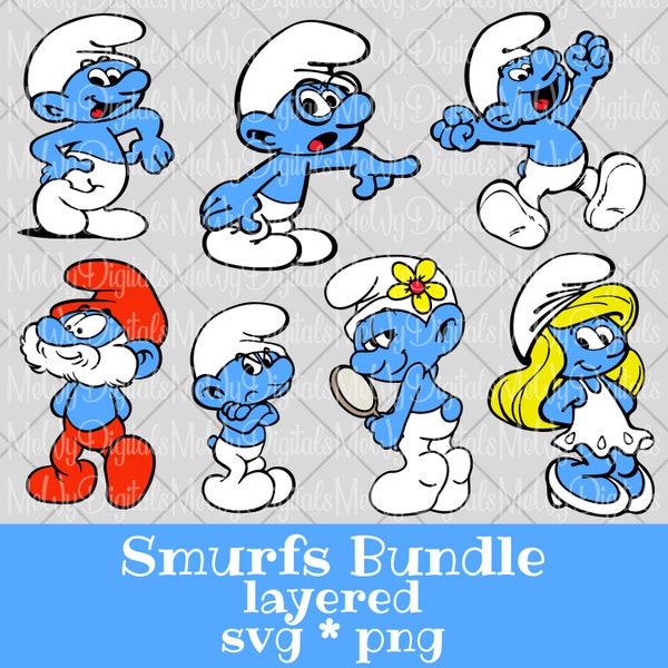 Smurfs - Etsy
