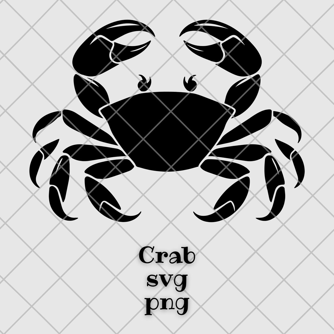 Crab SVG PNG - Etsy