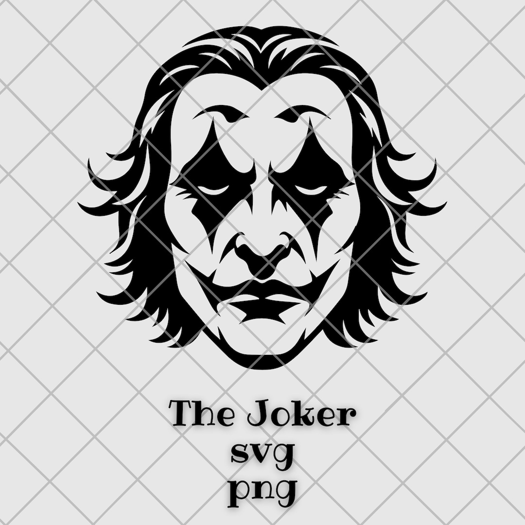 The Joker SVG PNG - Etsy