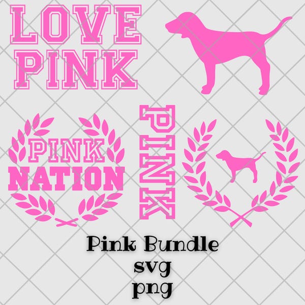Pink Svg - Etsy