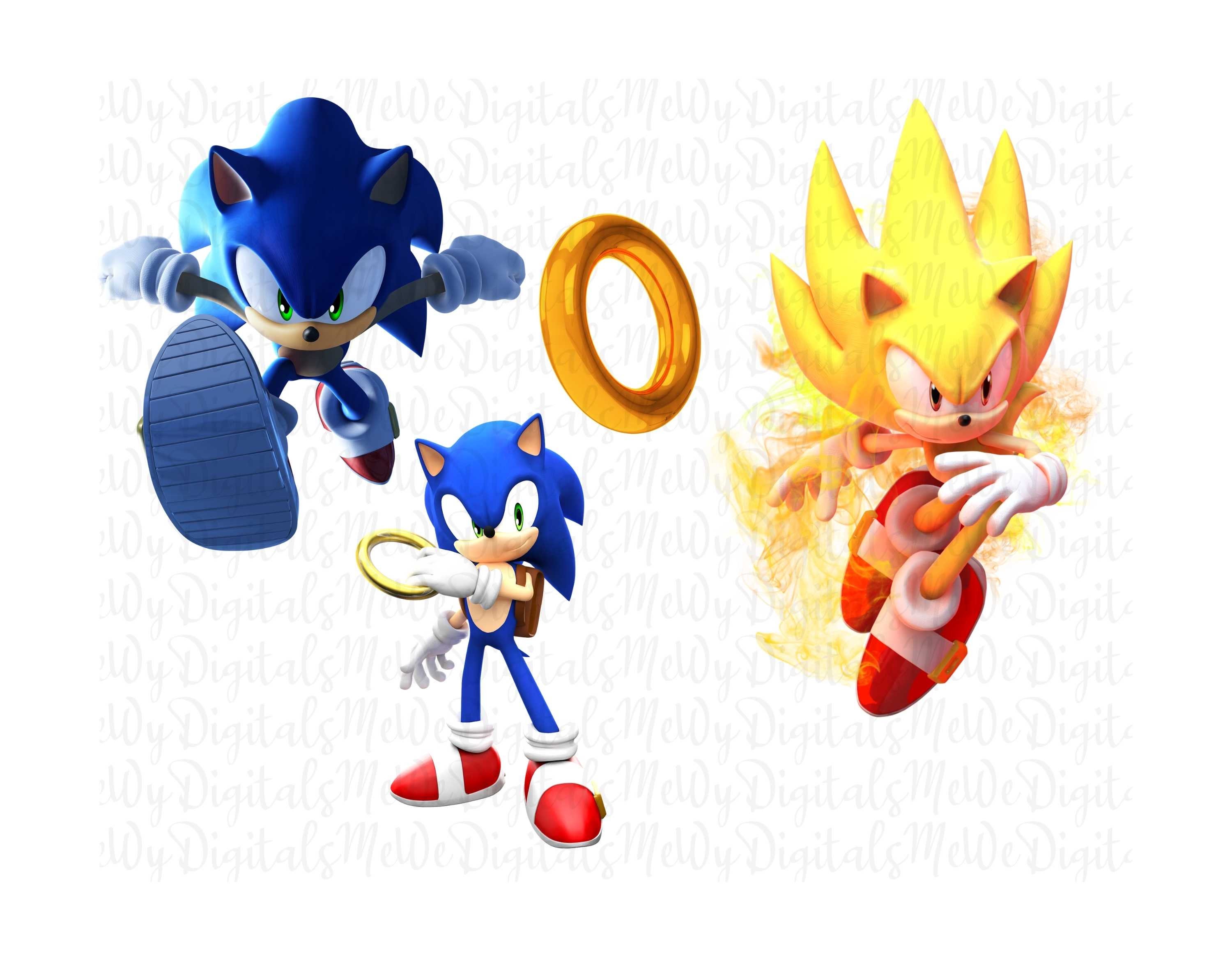 Sonic PNG Bundle - Etsy