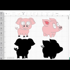 Pig Layered SVG PNG Bundle - Etsy