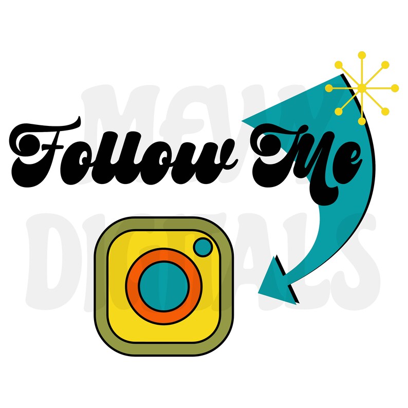 Retro Insta SVG PNG Bundle - Etsy