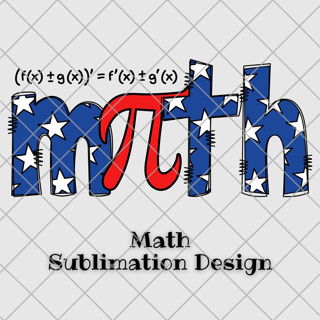 Math Sublimation PNG - Etsy