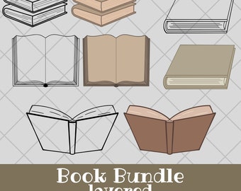 Book Clipart, Book Png Bundle, Apparel Svg, Book Club Babe, Book Lover ...