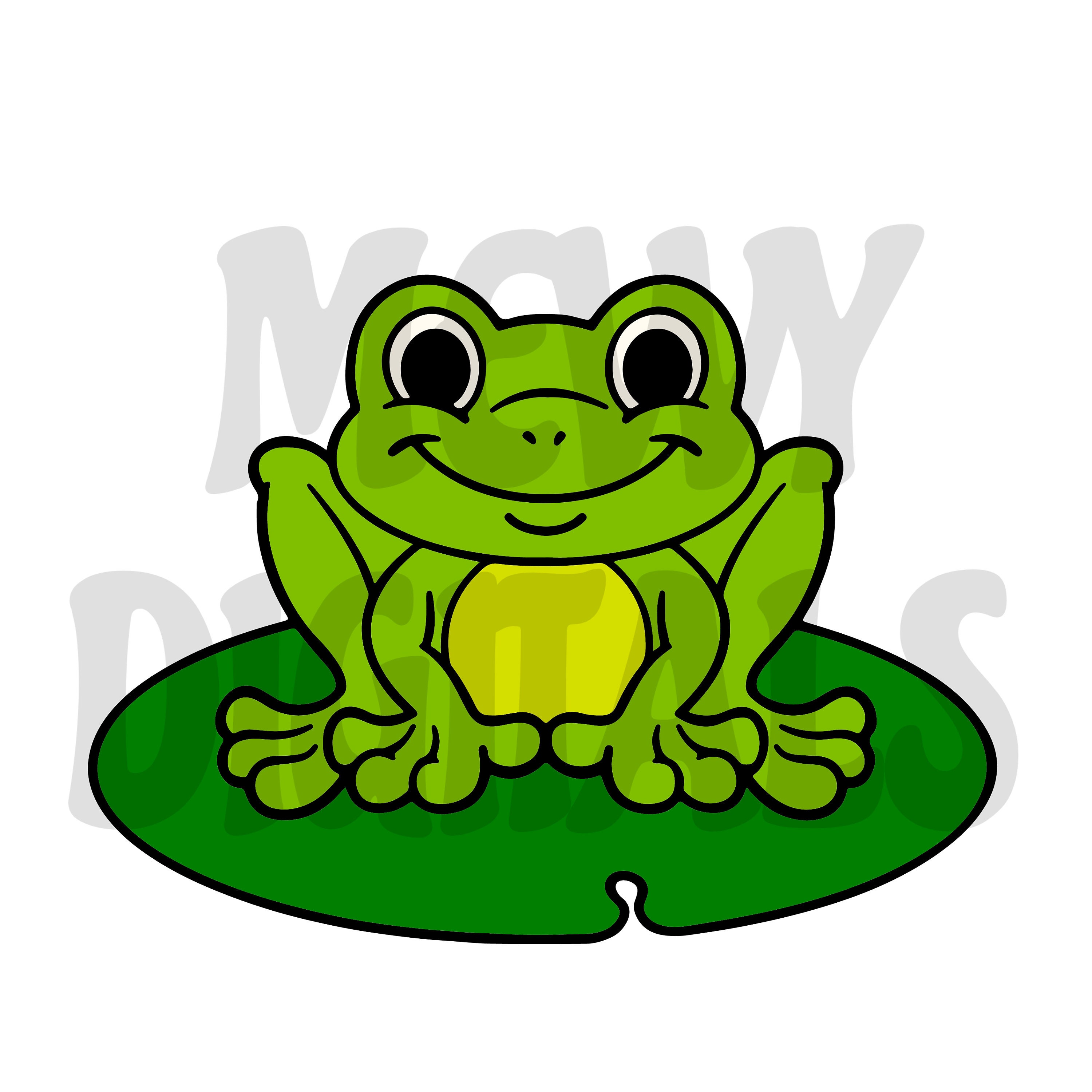 Frog SVG PNG PDF Bundle - Etsy