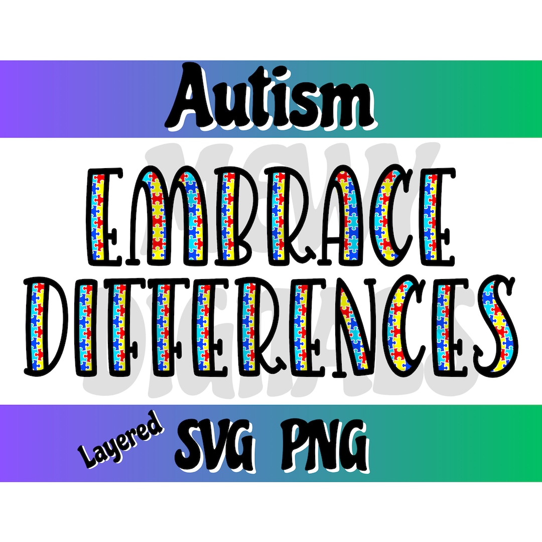 Autism SVG PNG - Etsy