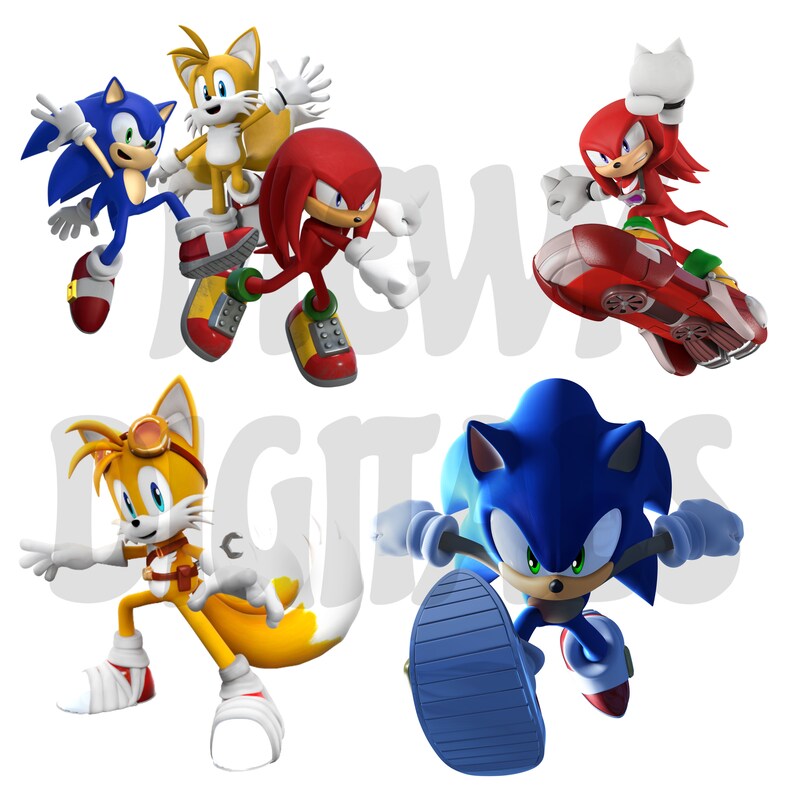 Sonic PNG Bundle - Etsy