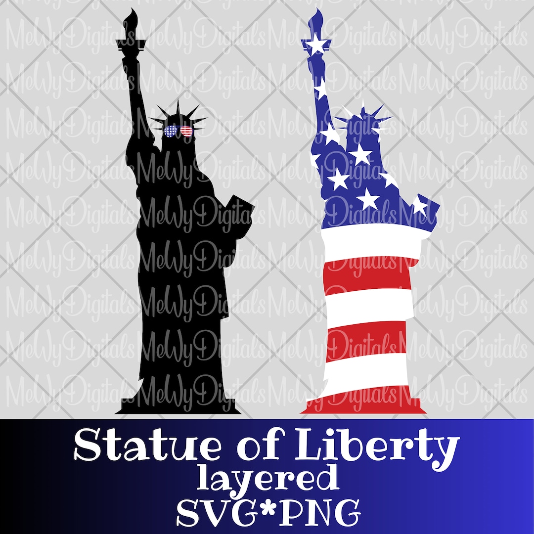 Statue of Liberty SVG PNG - Etsy