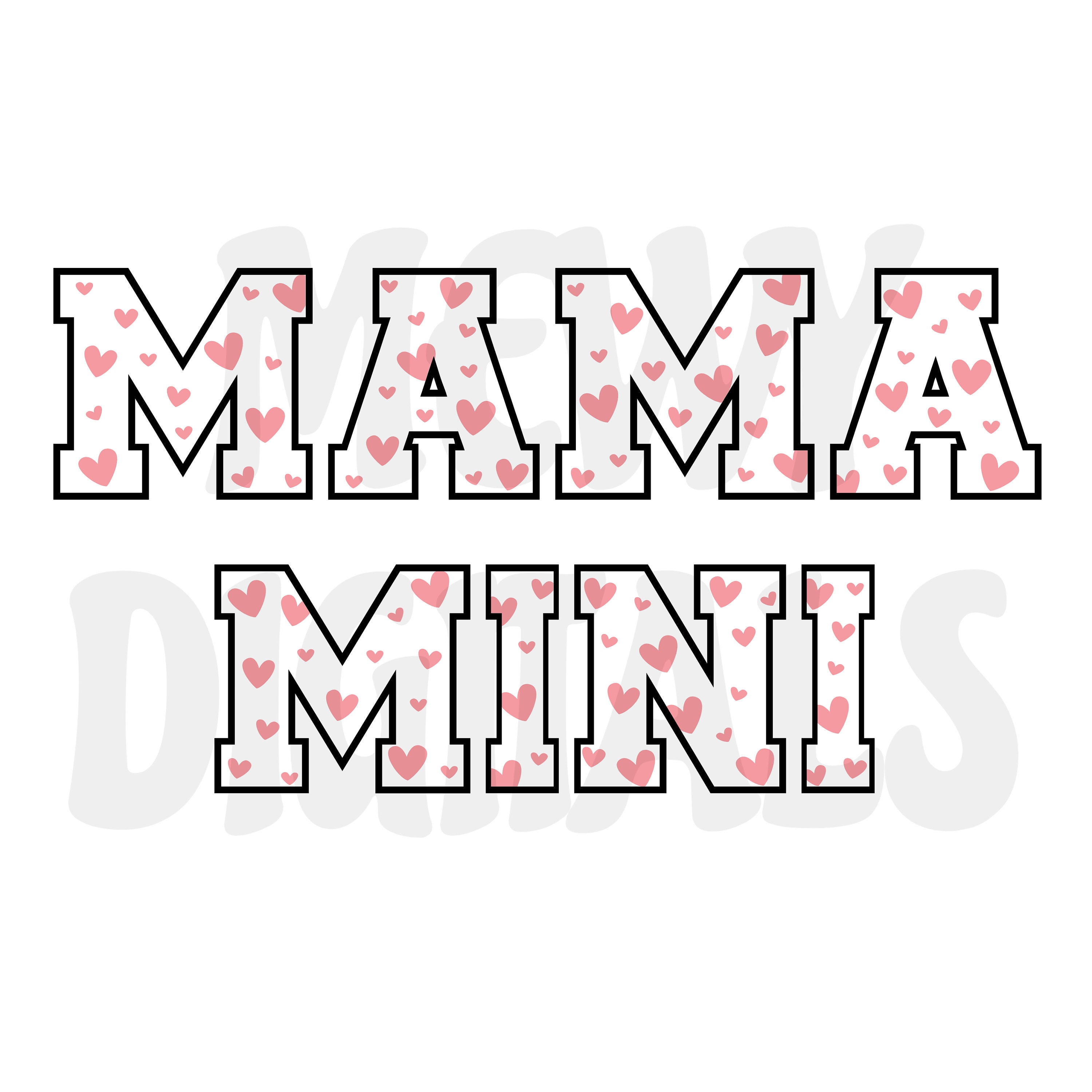 Mama Mini SVG PNG Bundle - Etsy