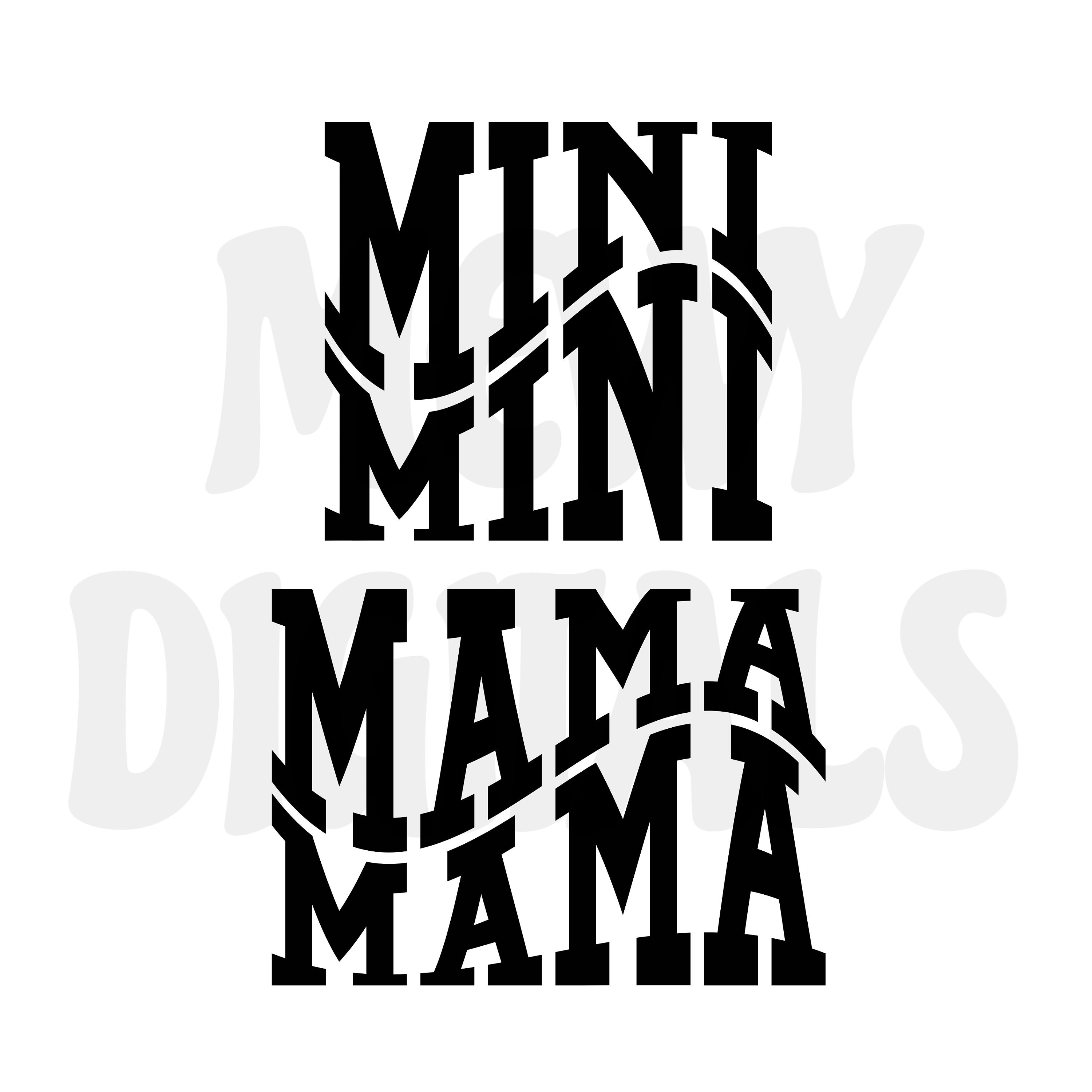 Mama Mini SVG PNG Bundle - Etsy