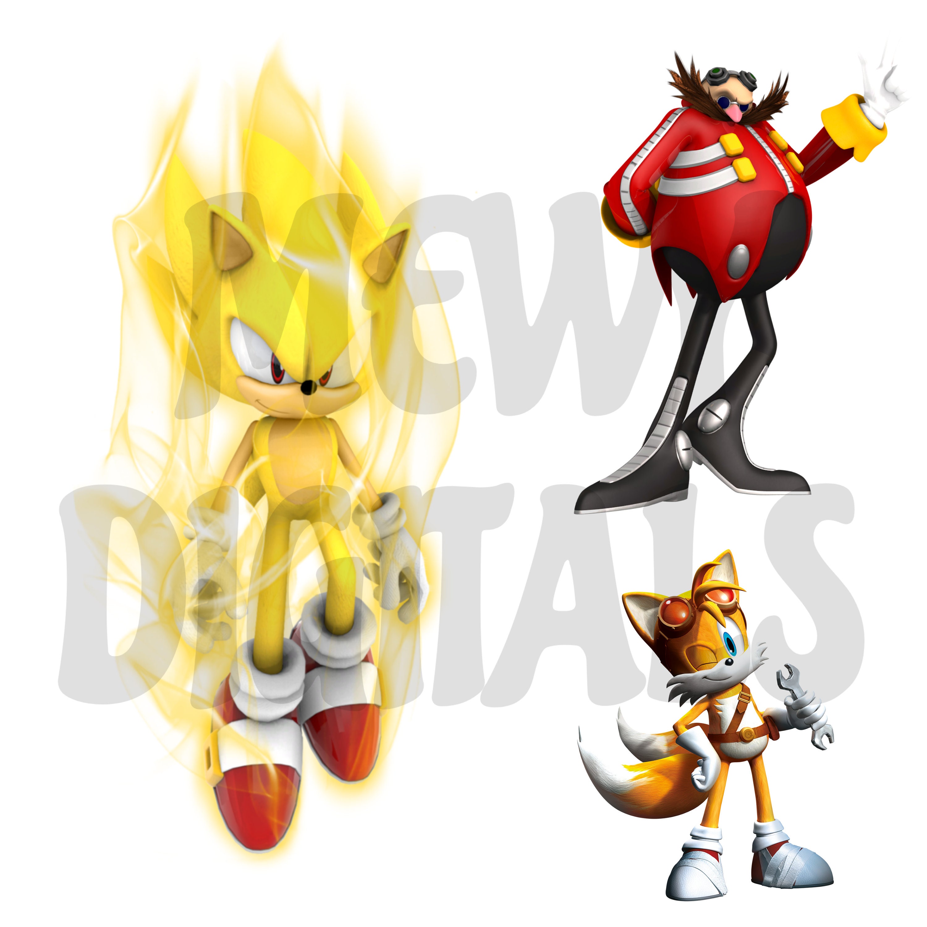 Sonic PNG Bundle - Etsy