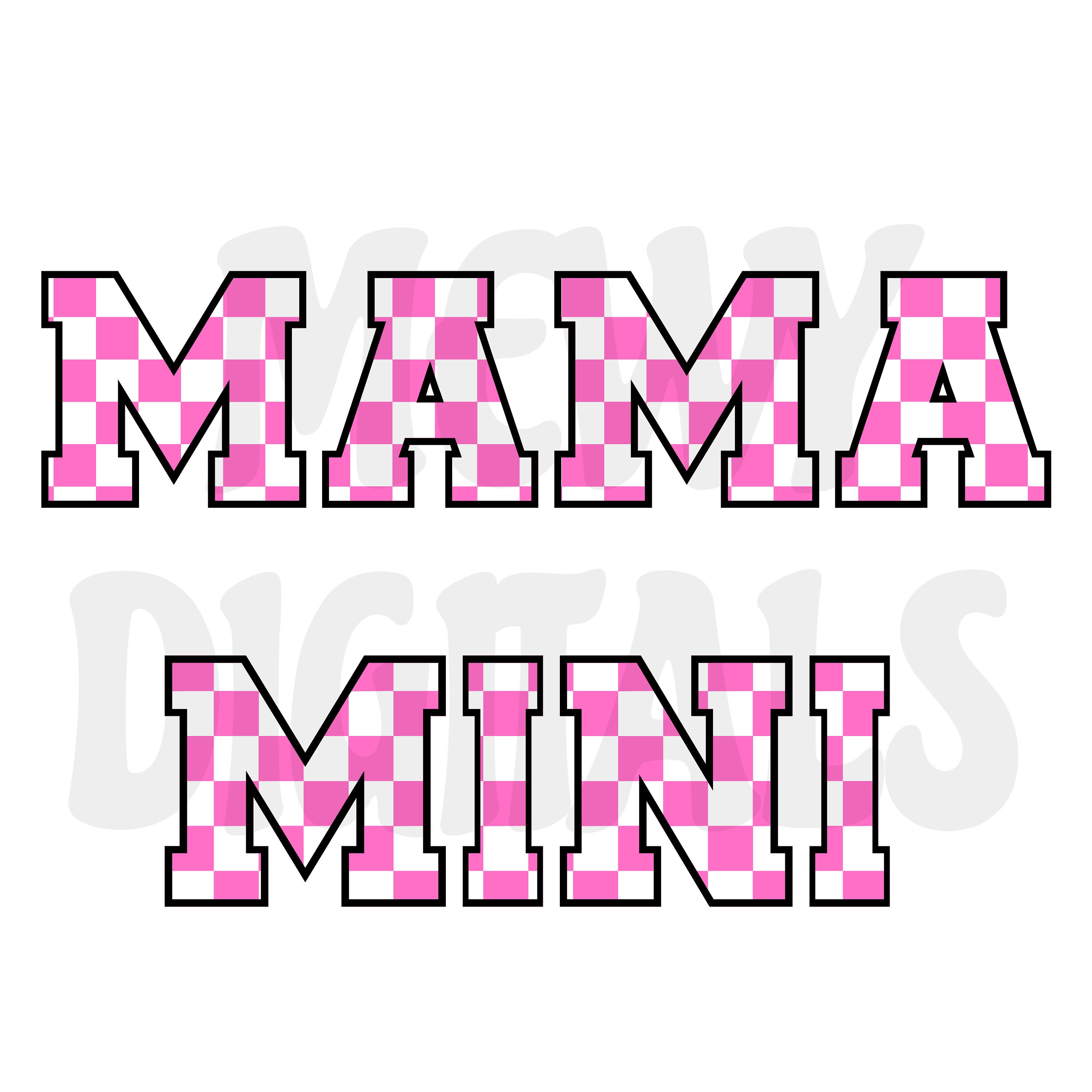 Mama Mini SVG PNG Bundle - Etsy