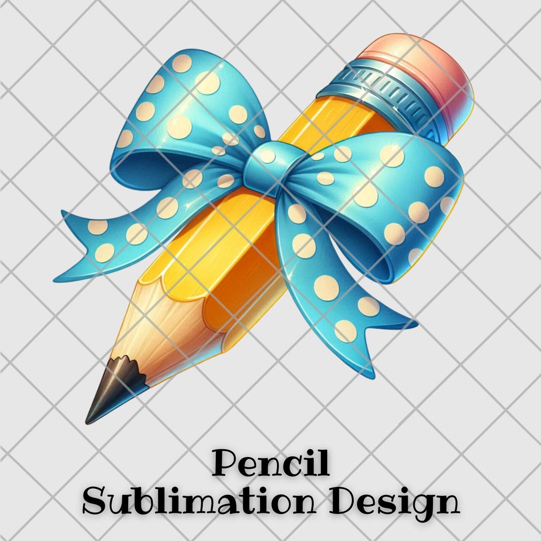 Teacher Pencil Sublimation PNG - Etsy