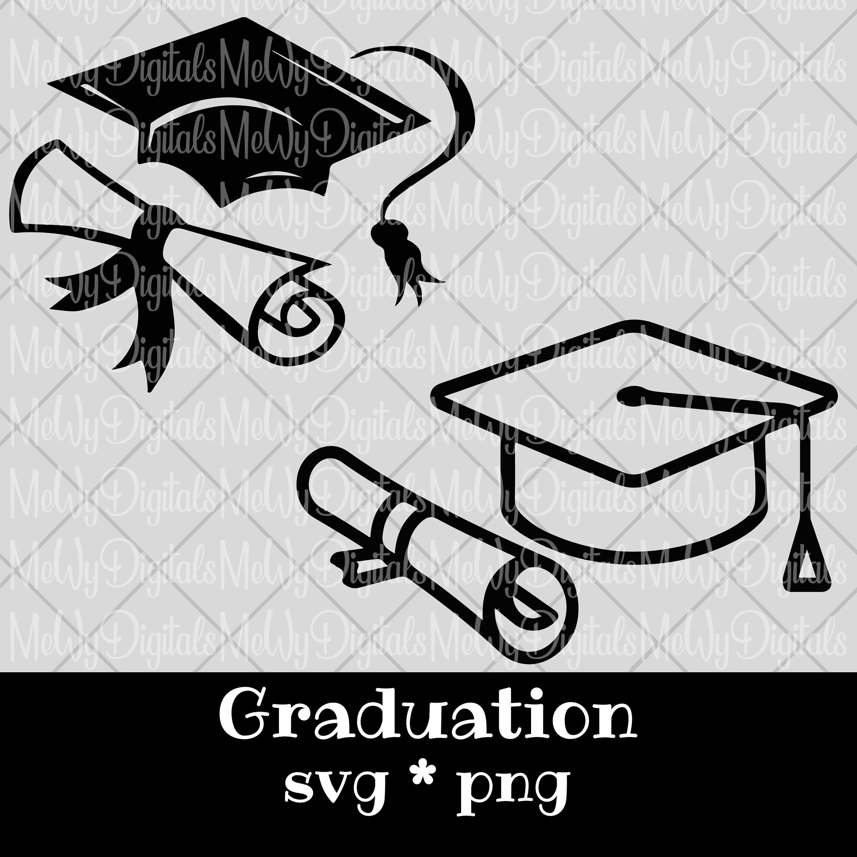 Graduation SVG PNG Bundle - Etsy
