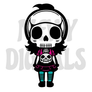 Cute Skeleton SVG PNG Bundle - Etsy
