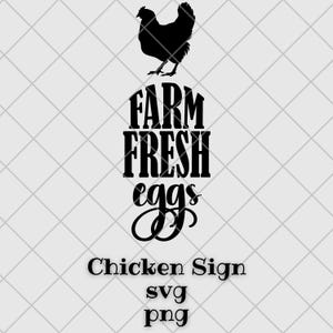 Chicken Coop Sign SVG PNG - Etsy