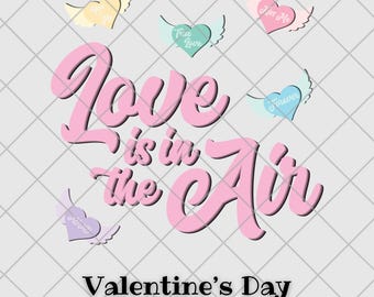 Water Color Rainbow Heart Png, Valentines Love Png Instant Digital ...