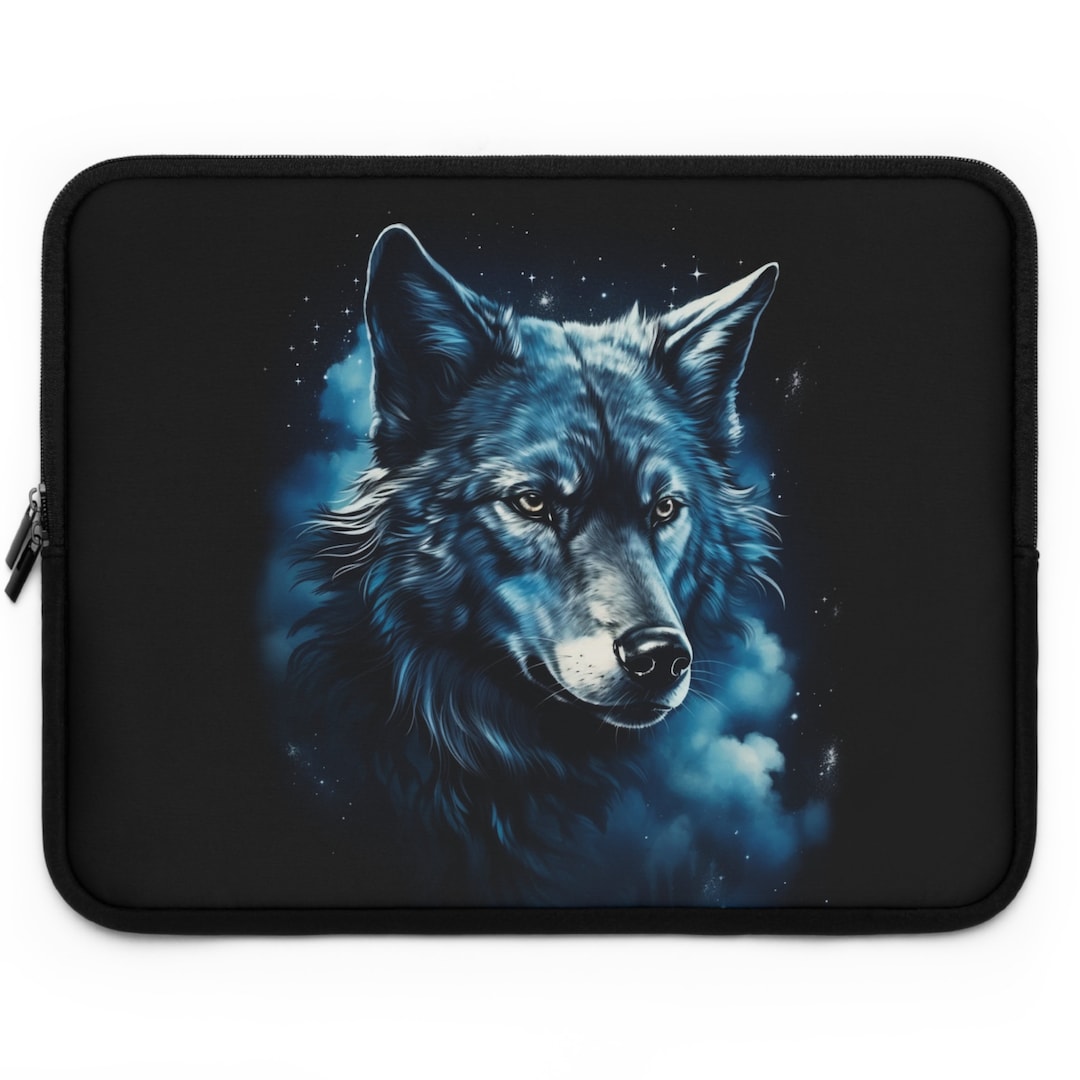 Wolf Laptop Case Wolf Lover Laptop Sleeve Spirit Animal - Etsy