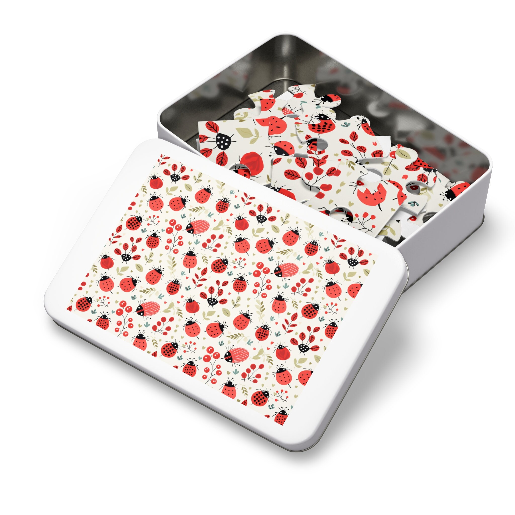 Ladybug Puzzle Bee Puzzleladybugs Kids Puzzle 30 110 252 - Etsy