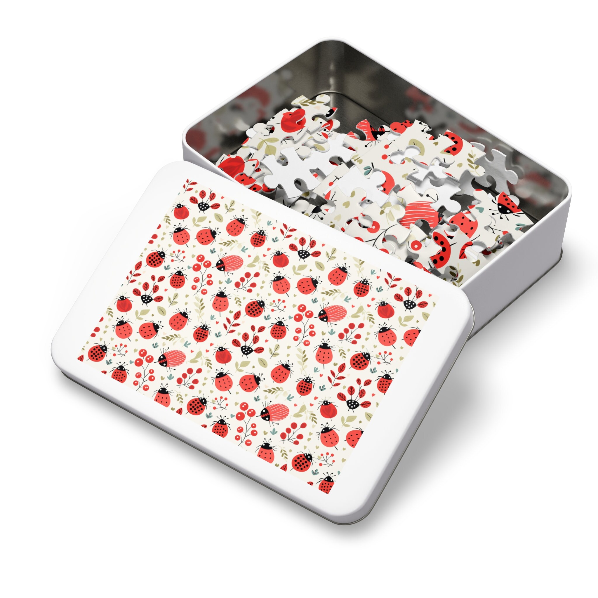 Ladybug Puzzle Bee Puzzleladybugs Kids Puzzle 30 110 252 - Etsy