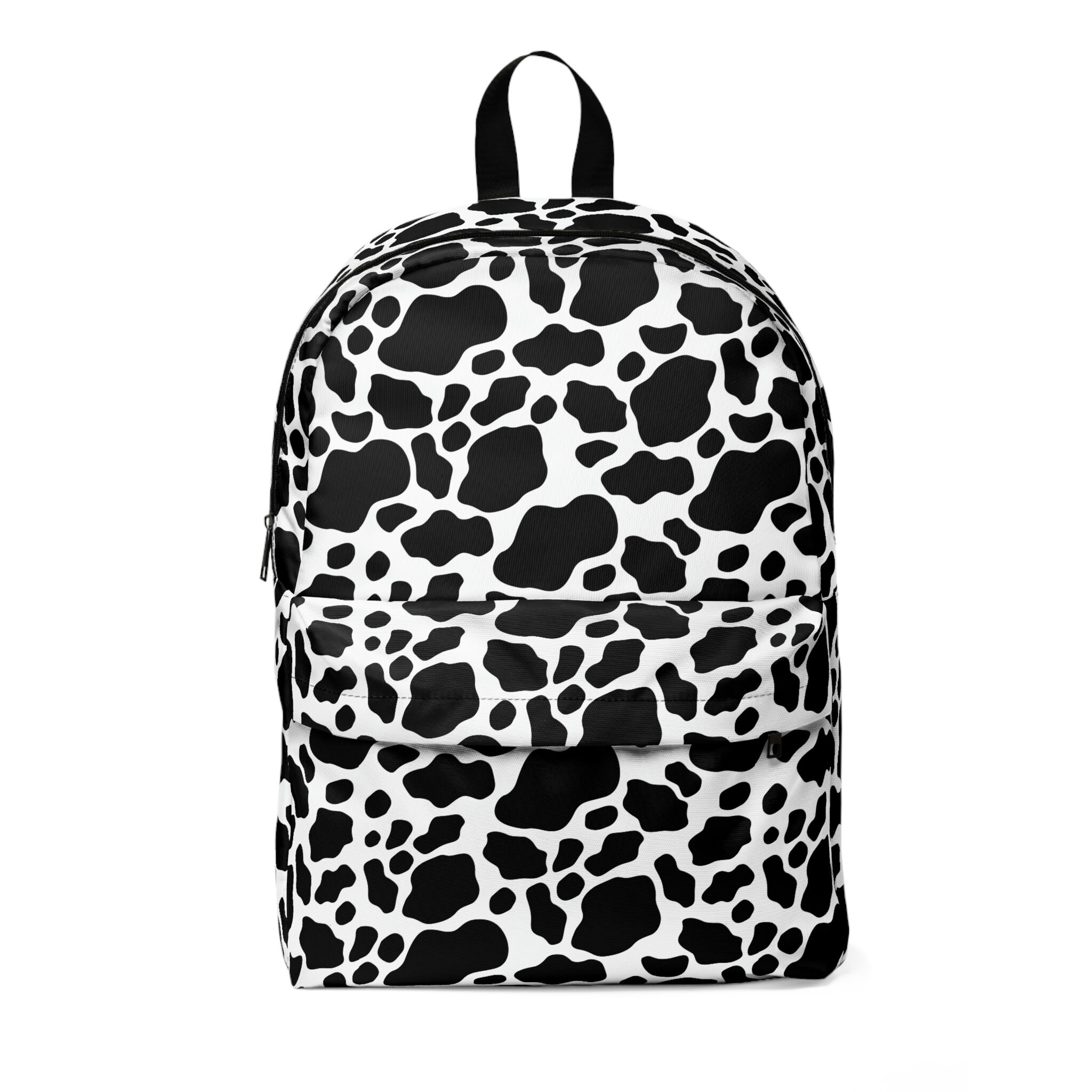 Cow Print Backpack, Cow Spot Backpack, Farmcore Backpack, Bookbag for ...