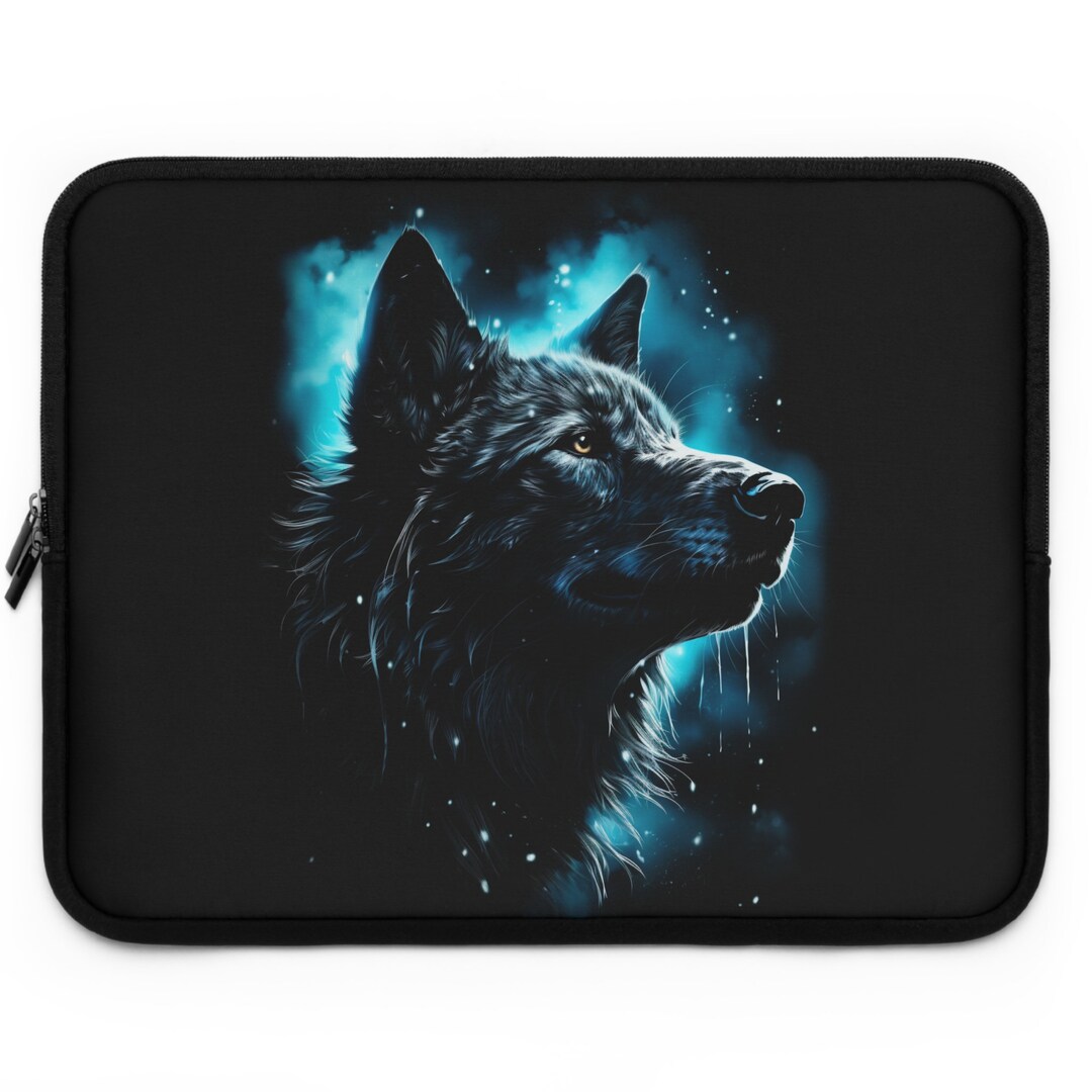Wolf Laptop Case Wolvesr Laptop Sleeve Spirit Animal - Etsy