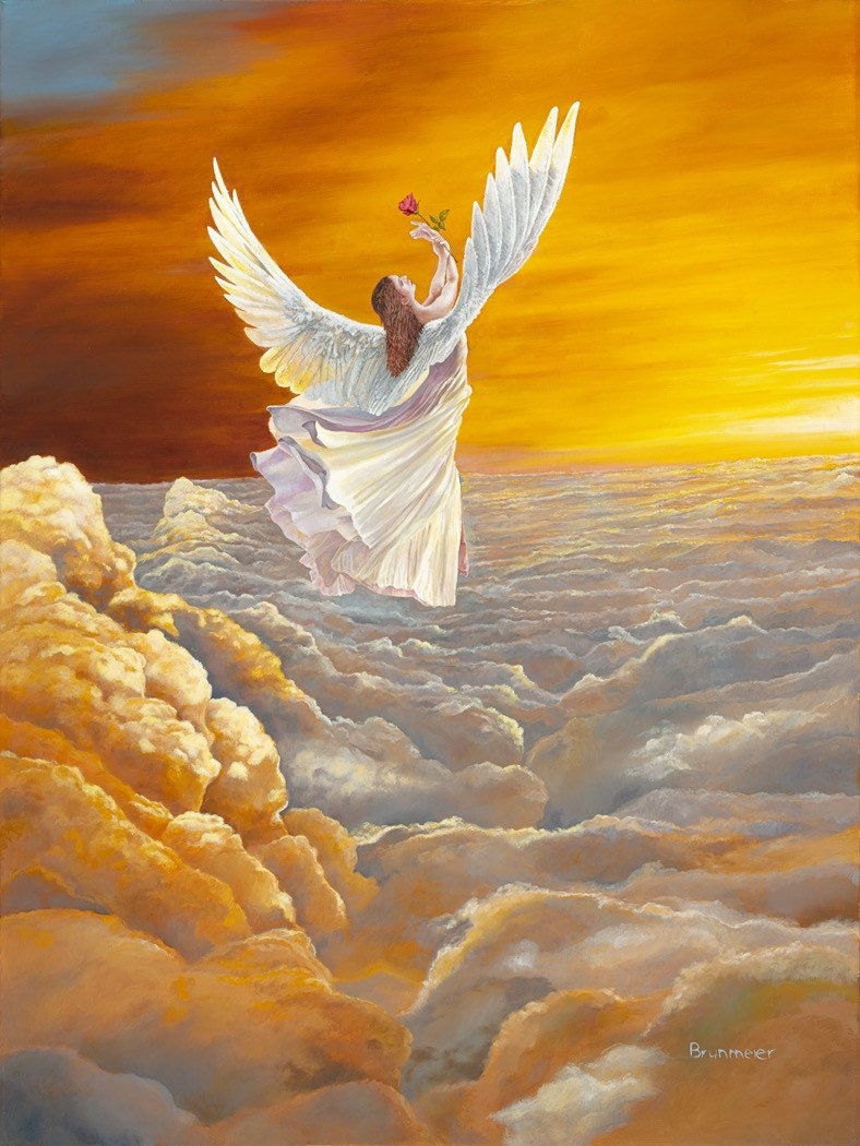 Ascending Angel Art