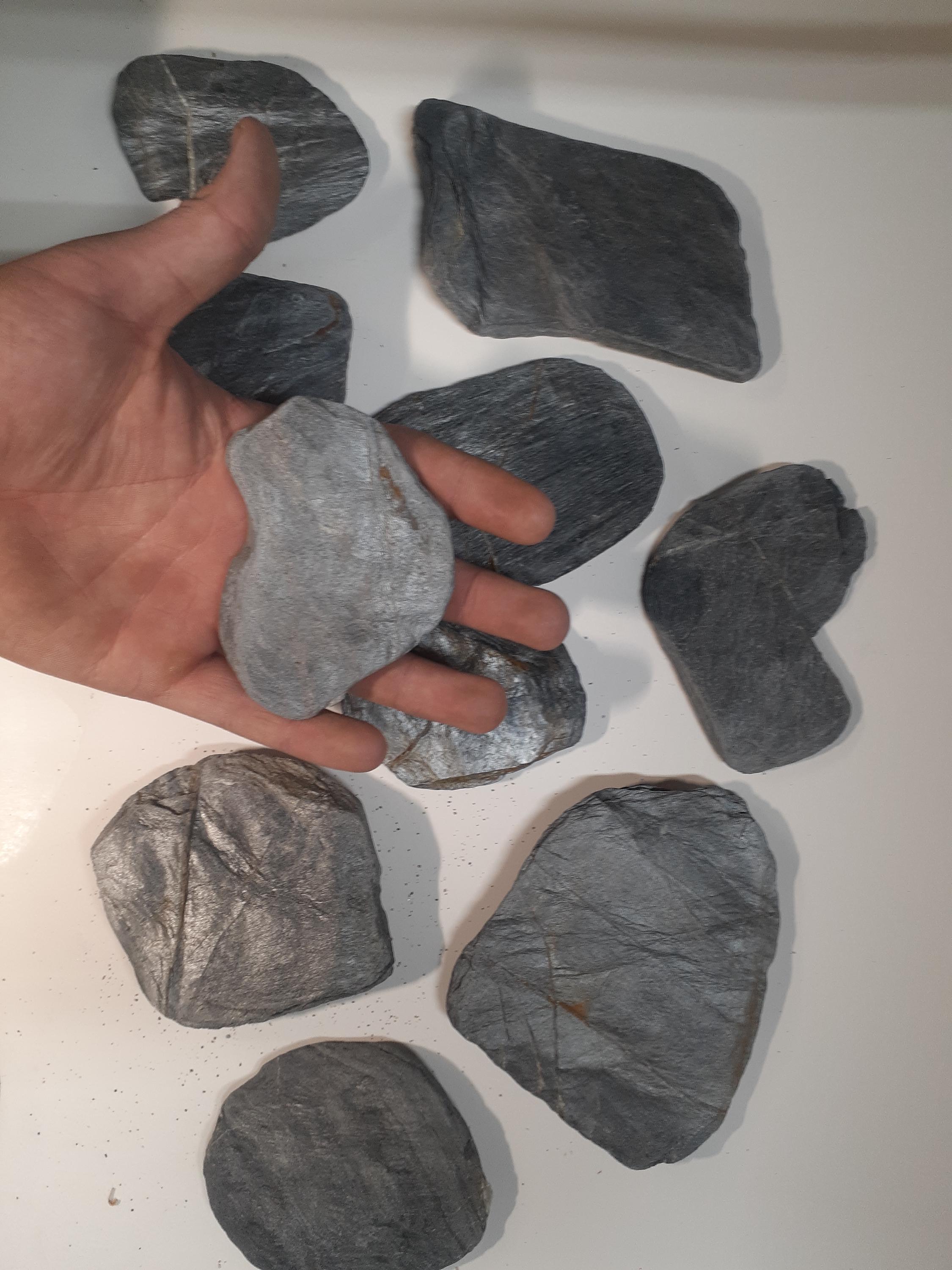 Slate Rock | Rhode Island Ocean Slate Rock (10 Pack) - Etsy