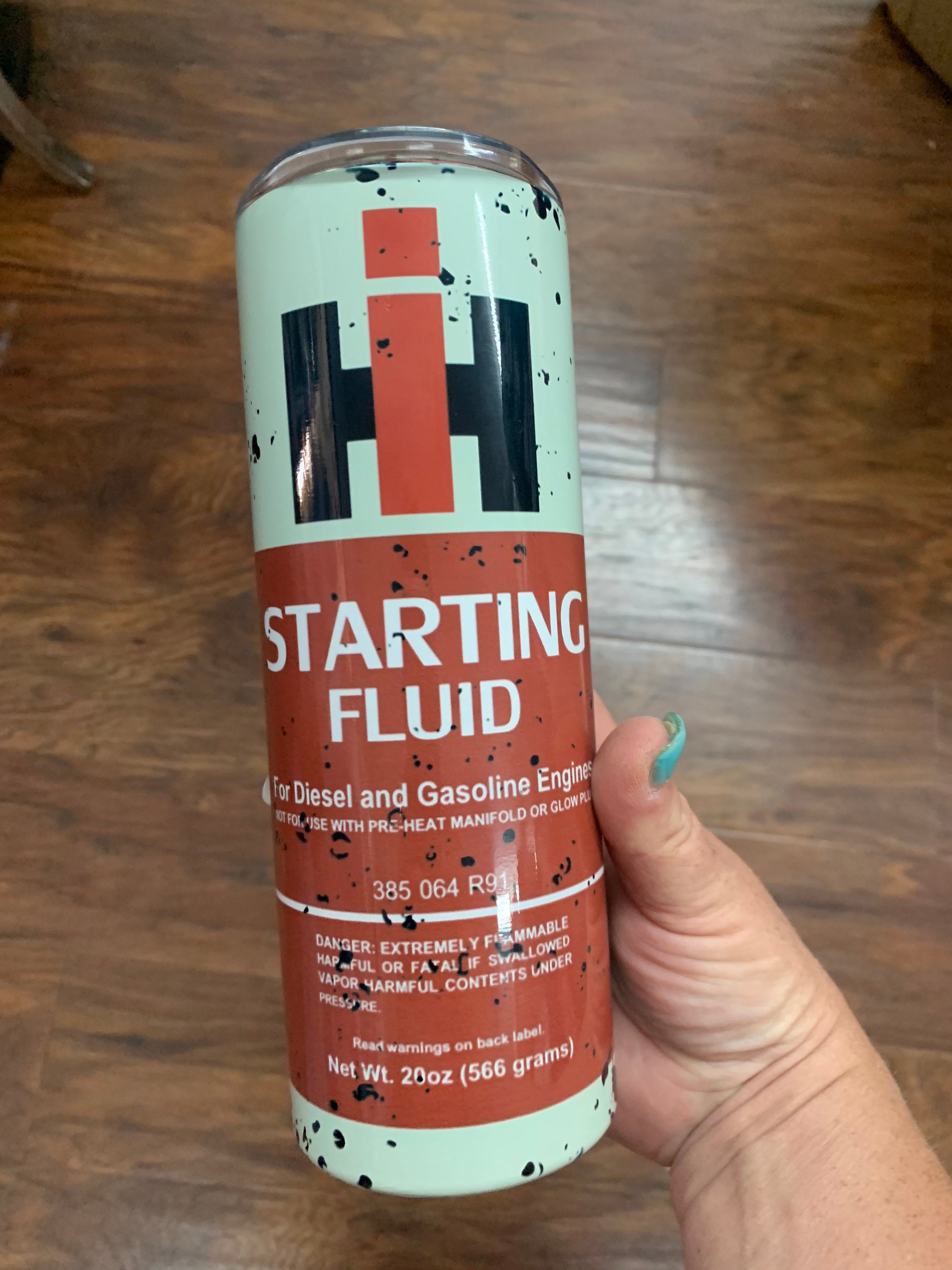 IH Starter Fluid Tumbler 20oz Skinny - Etsy