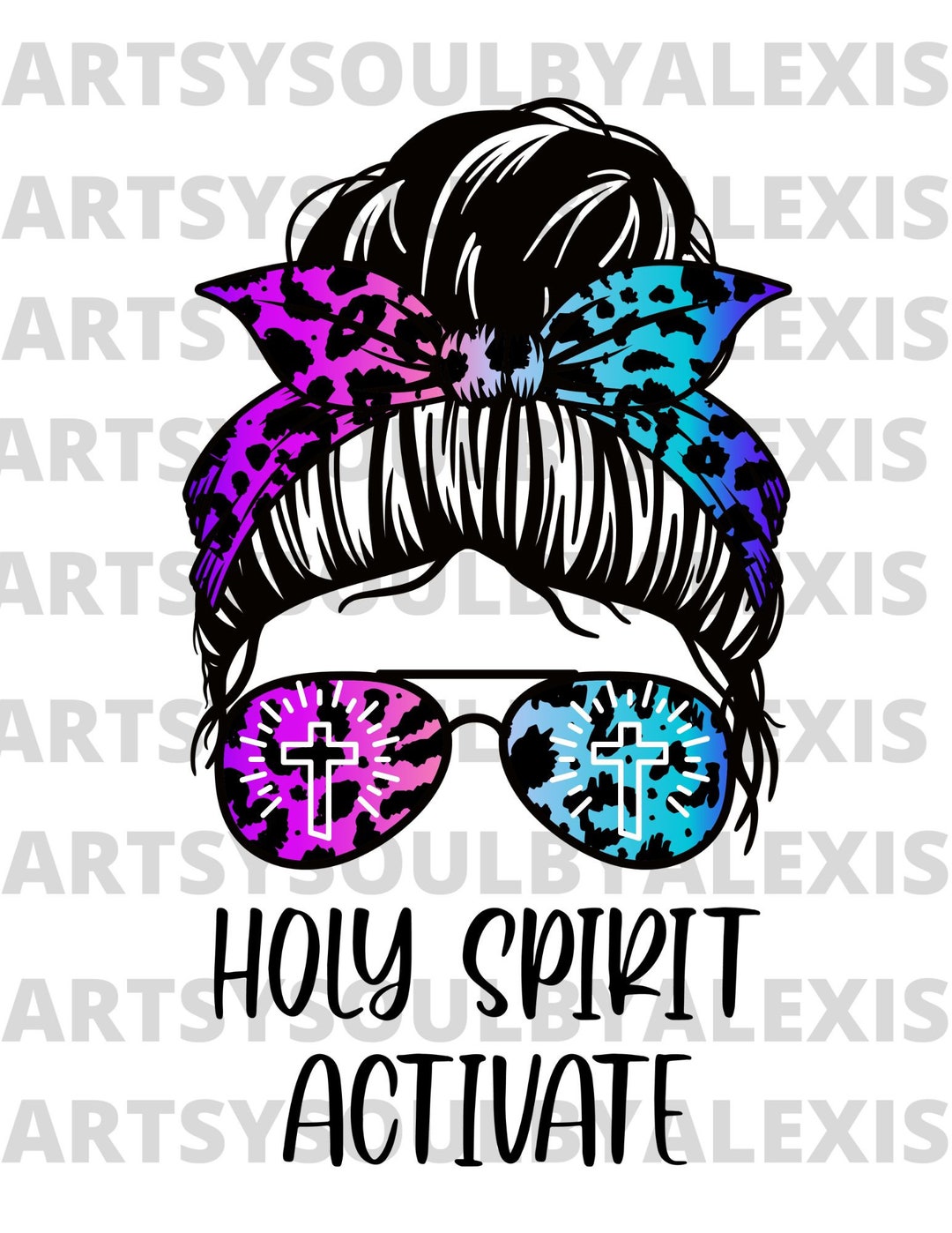 Holy Spirit Activate Sublimation Print Ready to Press - Etsy