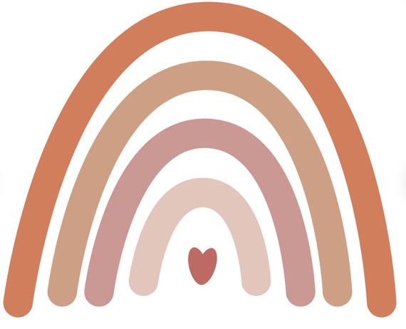 Boho Rainbow Template for Cricut - Etsy