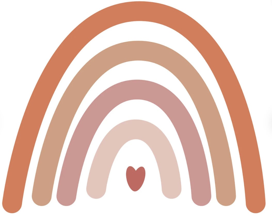 Boho Rainbow Template for Cricut - Etsy