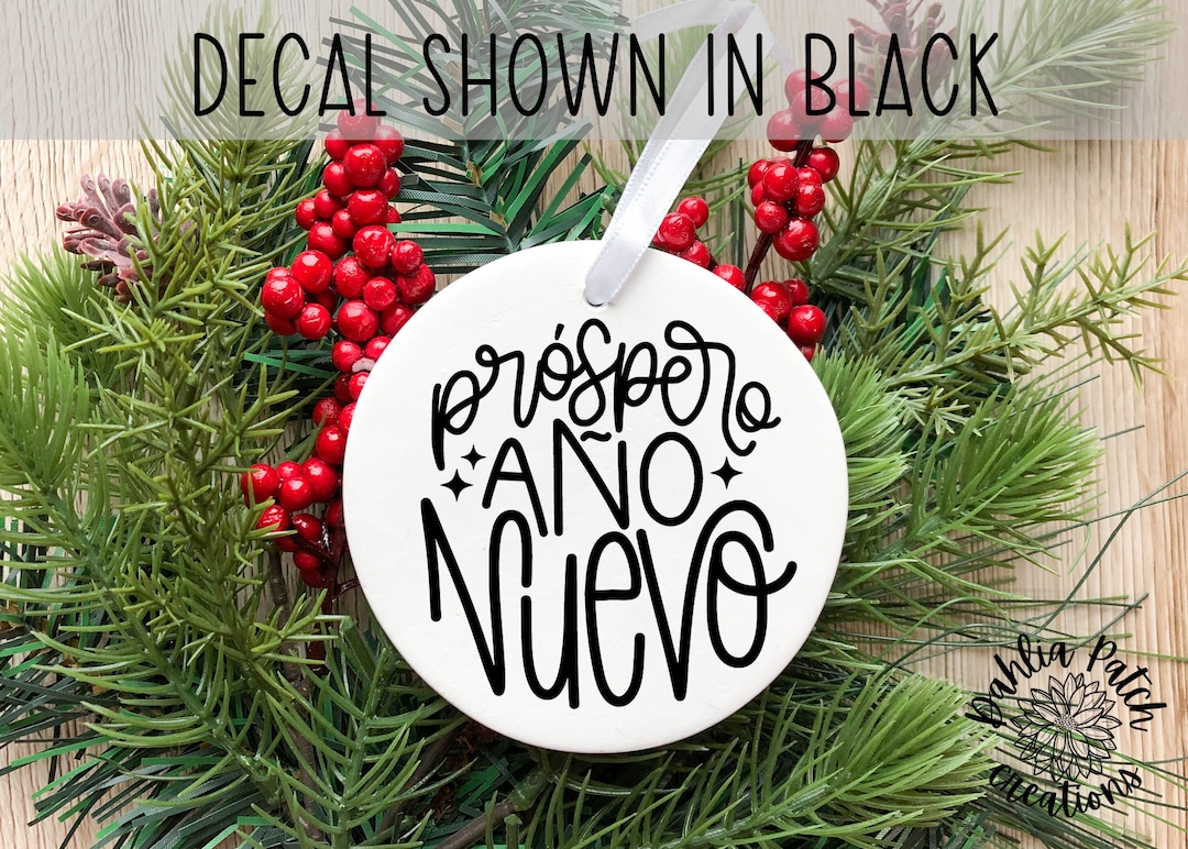 Christmas Ornament Vinyl Decals Christmas Vinyl Decals Prospero Ano ...