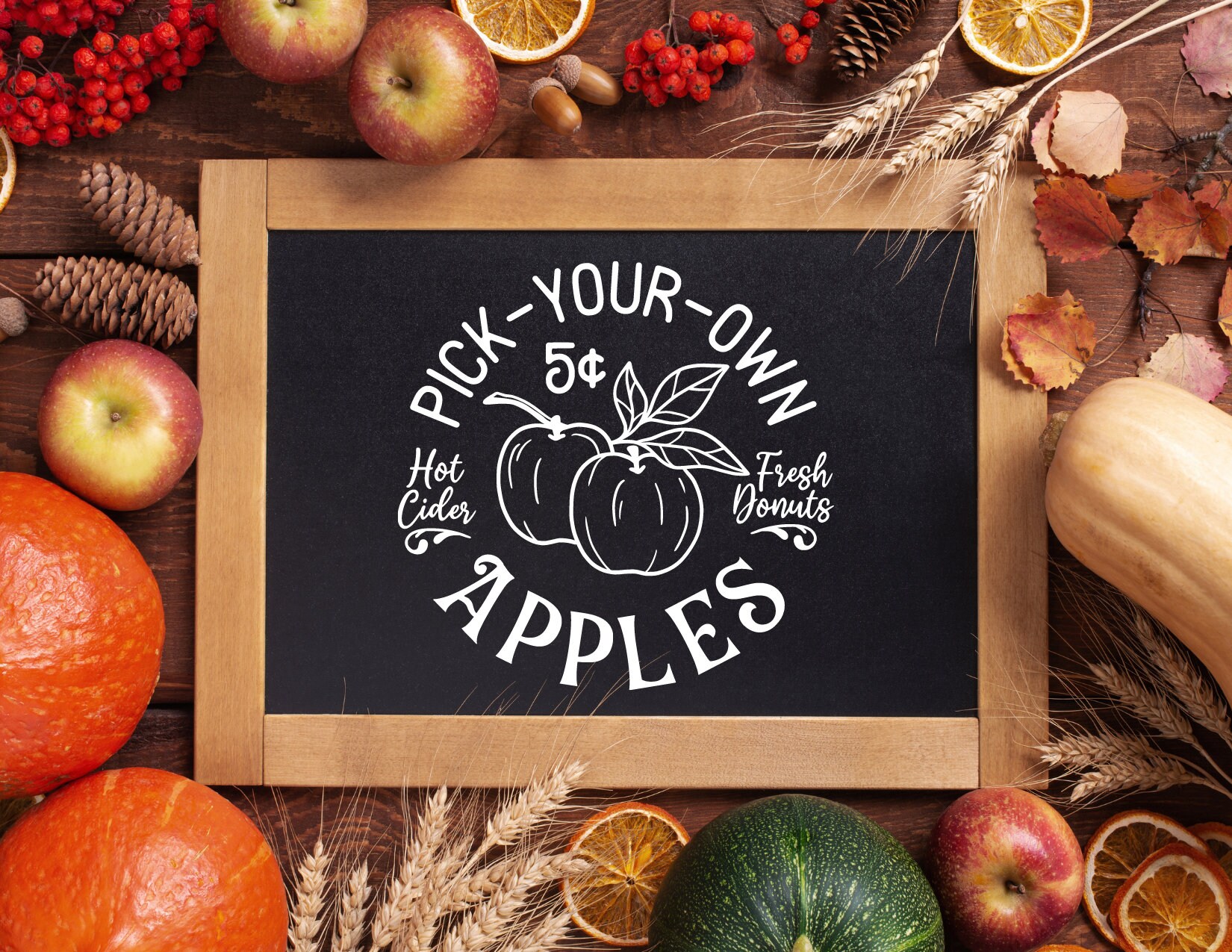 Fall Vinyl Decal Permanent Vinyl Decal Pick Your Own Apples Vinyl Decal ...