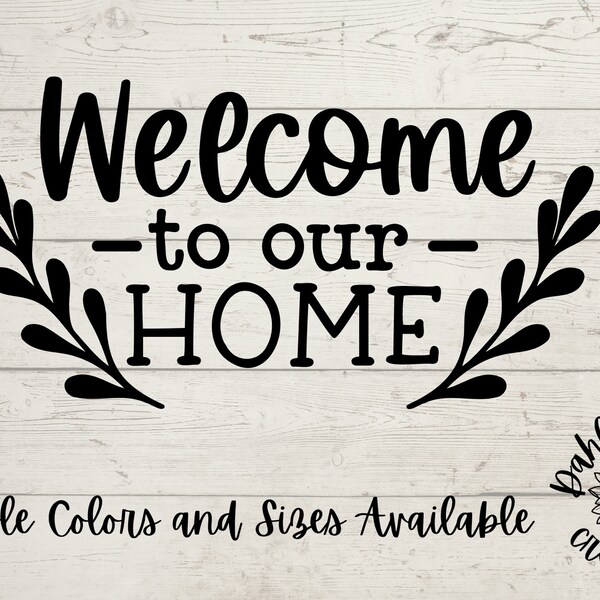 Welcome Vinyl - Etsy