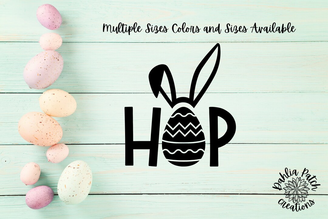 Easter Vinyl Decals Easter Bunny Vinyl Decal Spring Vinyl Decal Easter ...