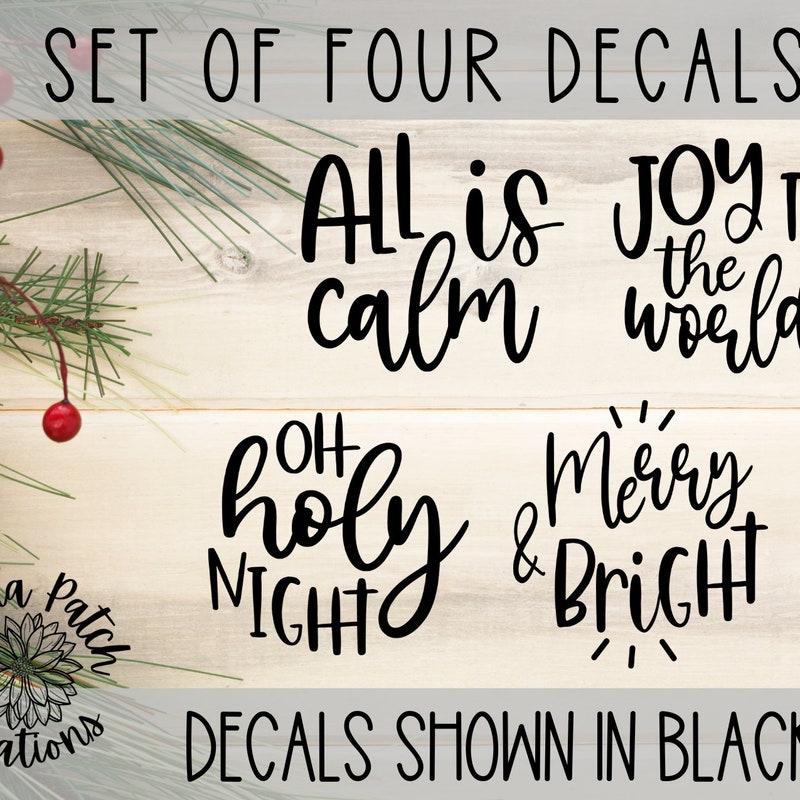 Ornament Decals - Etsy