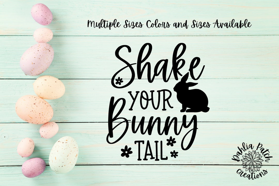 Easter Vinyl Decal Easter Bunny Vinyl Decal Spring Vinyl Decal Easter ...