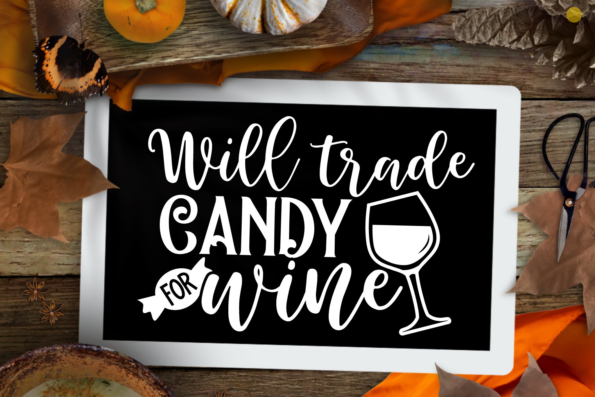 Halloween Vinyl Decal Fall Vinyl Decal Halloween Permanent - Etsy