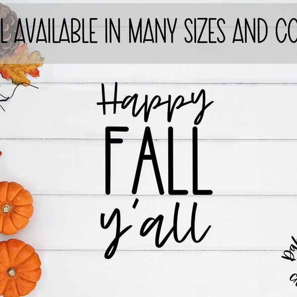 Happy Fall Yall - Etsy